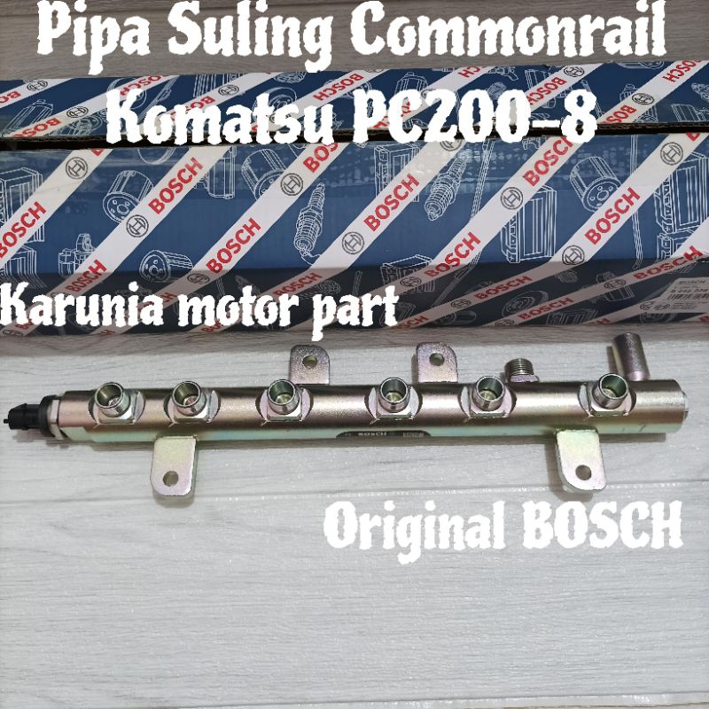 Jual Pipa Commonrail Common Rail Pipa Suling Bosch Komatsu PC200-8 PC ...