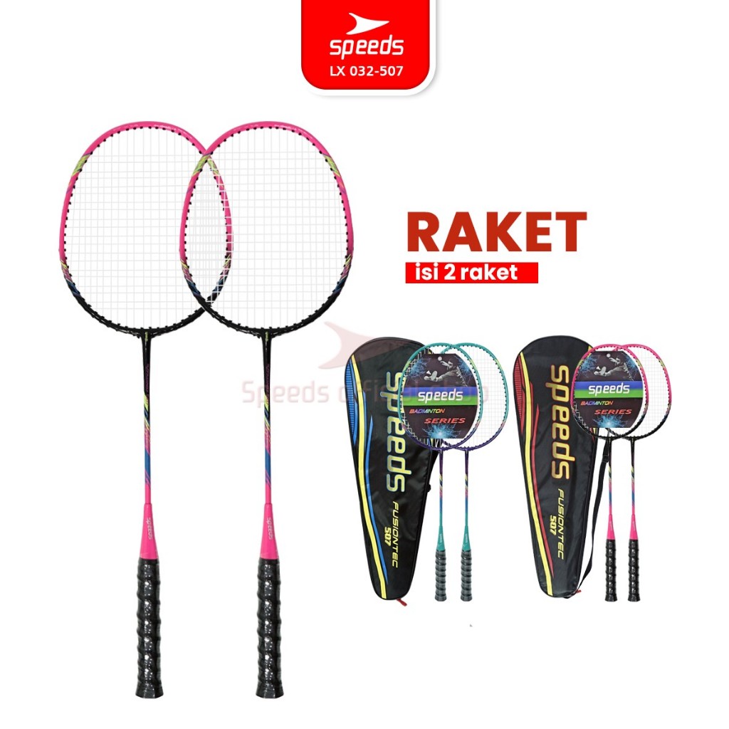 Jual SPEEDS Raket Badminton Raket Racket Bulu Tangkis Outdoor Original ...