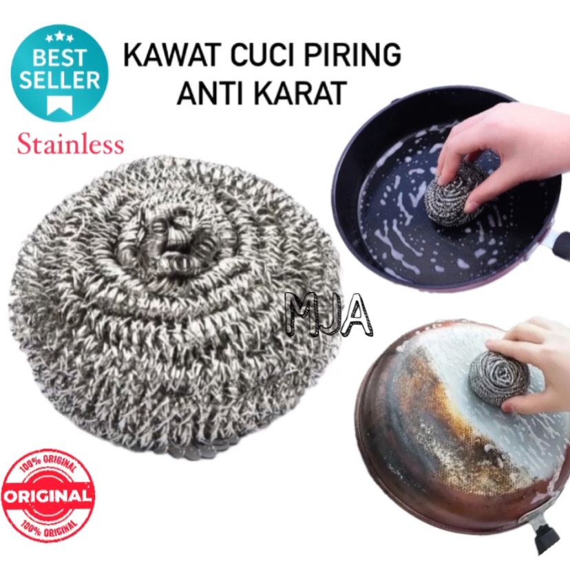 Jual ( BISA COD ) PROMO Spons Kawat Cuci Piring / Stainless Steel ...