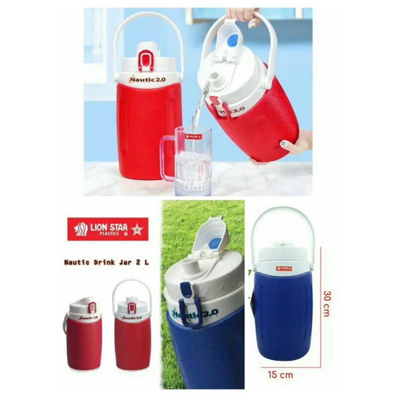 Jual Termos Nautic 2 Liter Lion Star D 34 Drink Jar Tahan Panas dan ...