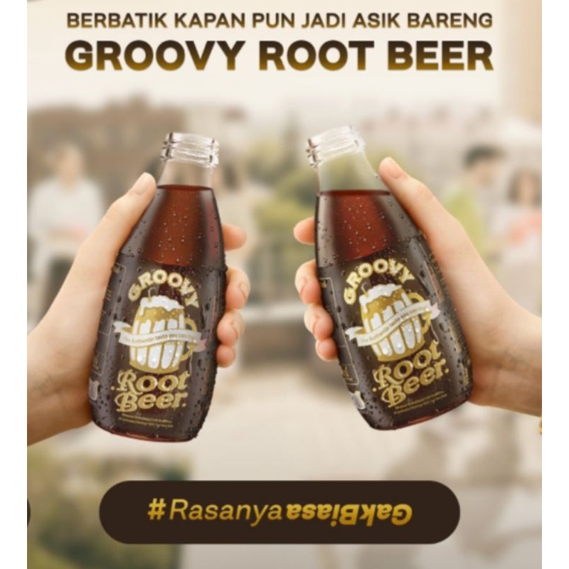Jual Groovy / Groovy Root Beer Minuman Soda Sarsaparilla 250 ml ...