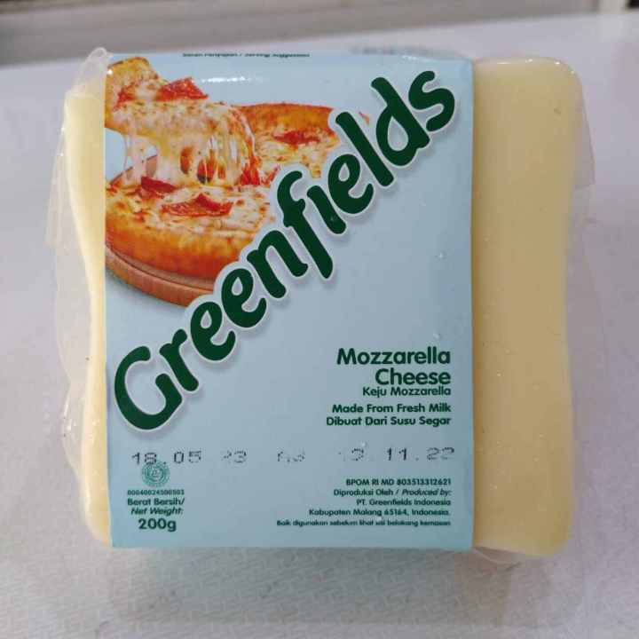 Jual Greenfields Mozzarella Cheese Made From Fresh Milk 200g / 200gr ...