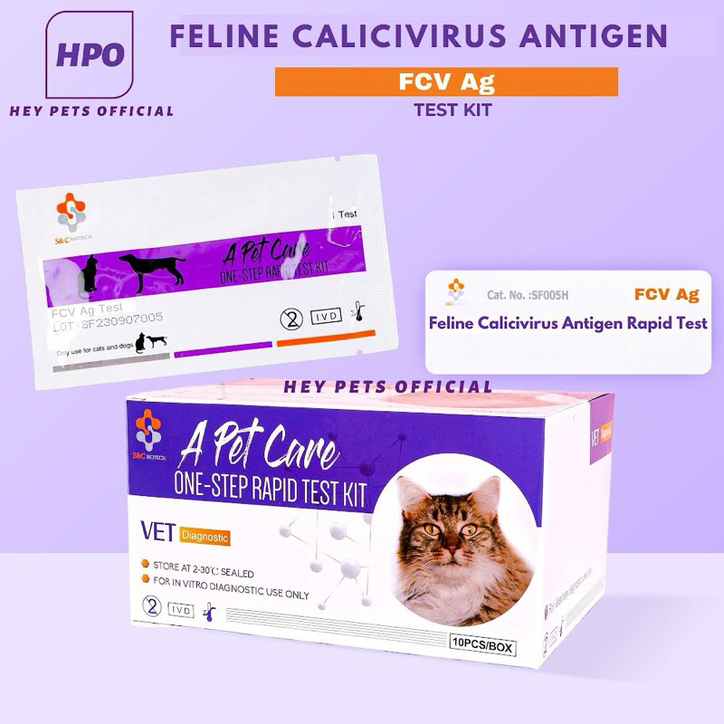 Jual Rapid Test Kit Calici Virus (FCV ag) - Alat Tes Virus Kucing (1 ...
