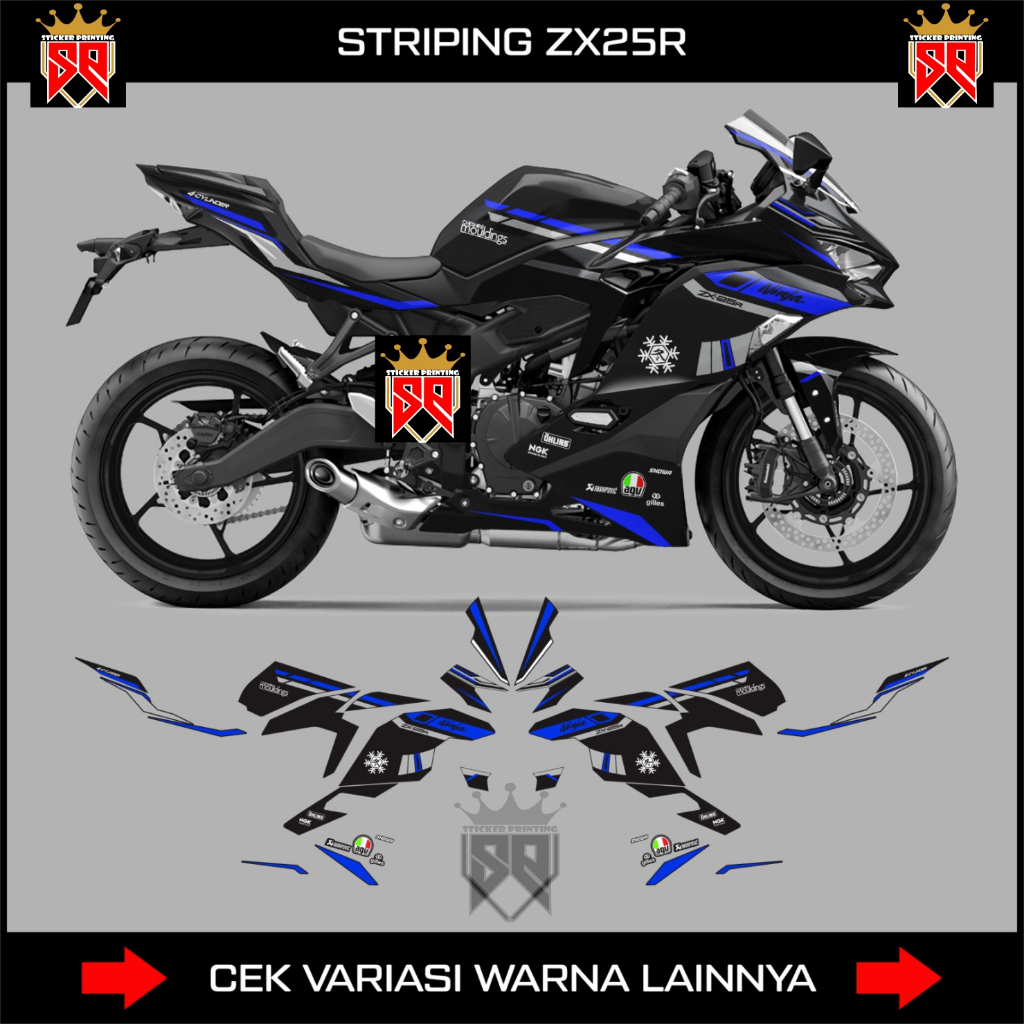 Jual STRIPING NINJA ZX25R / DECAL STICKER KAWASKI NINJA ZX 25R | Shopee ...