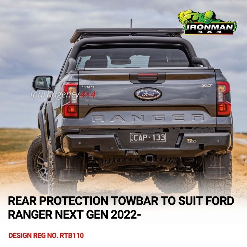 Jual IRONMAN 4X4 REAR PROTECTION TOWBAR FORD RANGER NEXT GEN 2022 ...