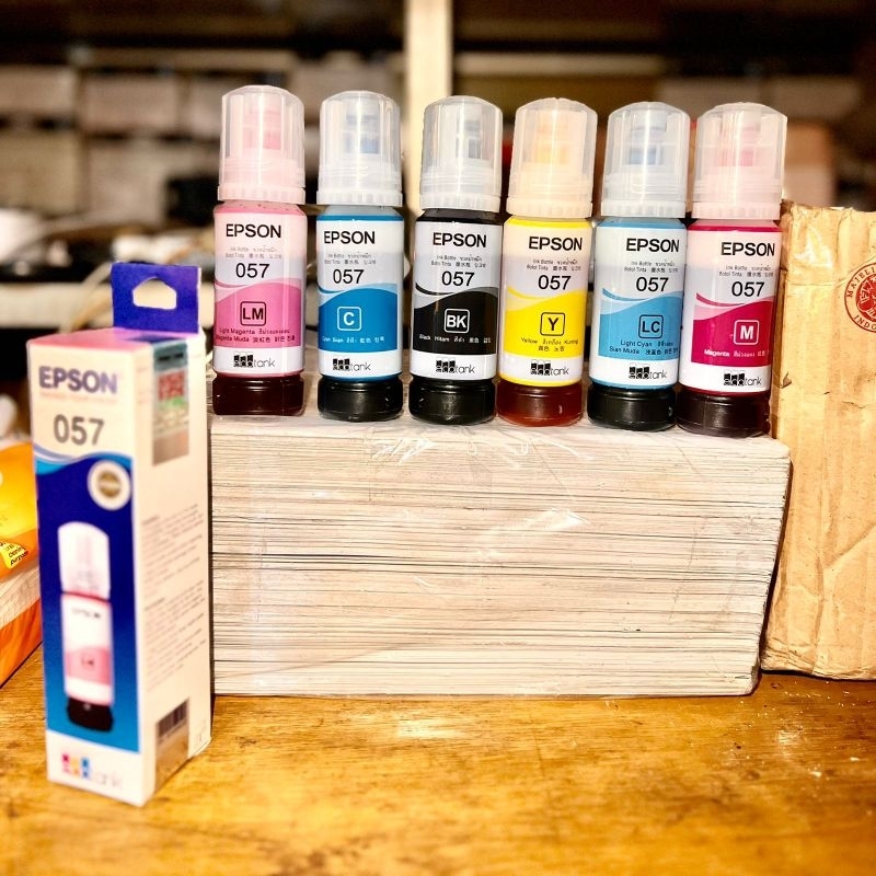Jual tinta 057 Original Epson ink for printer L8050 L118050 | Shopee ...