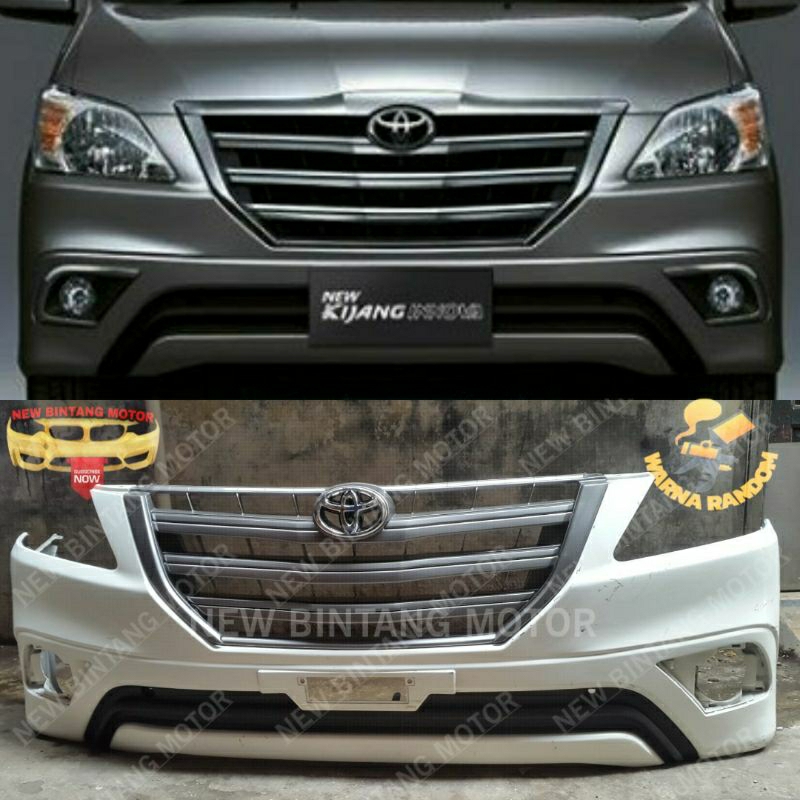 Jual Bumper depan toyota grand innova facelift 2014 2015 original ...