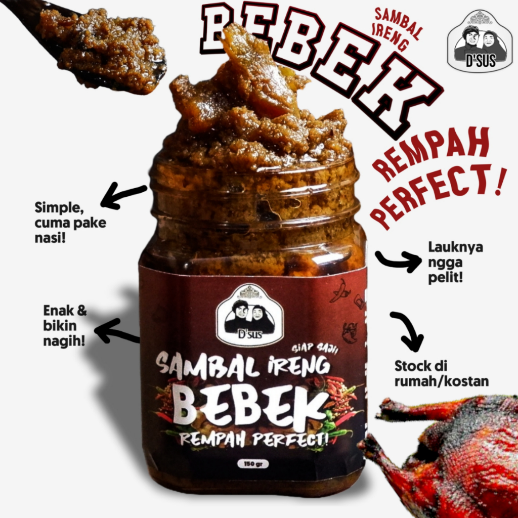 Jual SAMBAL D'SUS - Sambal Varian Panggang | Shopee Indonesia