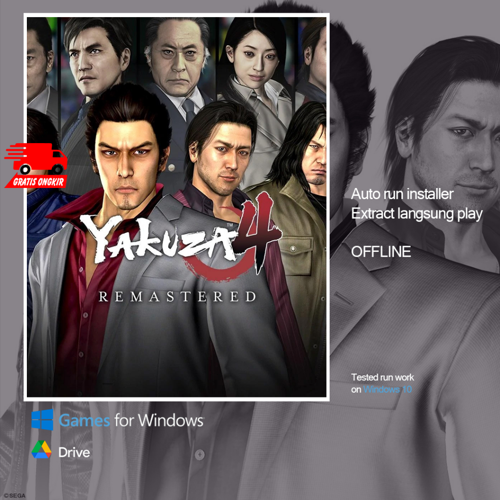 Jual Yakuza 4 Remastered - Game PC Action Adventure | Shopee Indonesia