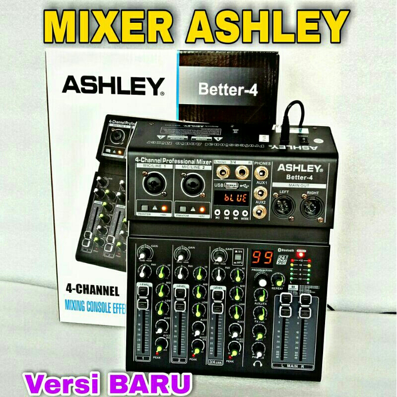 Jual MIXER ASHLEY BETTER4 ORIGINAL VERSI BARU BETTER-4 99DSP REVERB ...