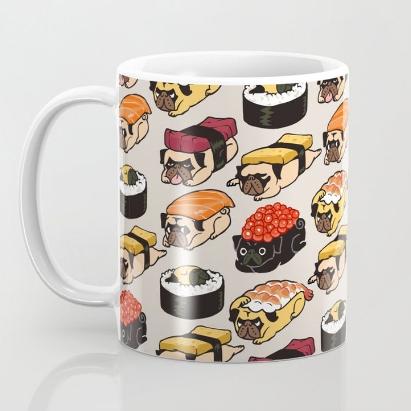 Jual Gelas Mug Sushi Pug | Shopee Indonesia