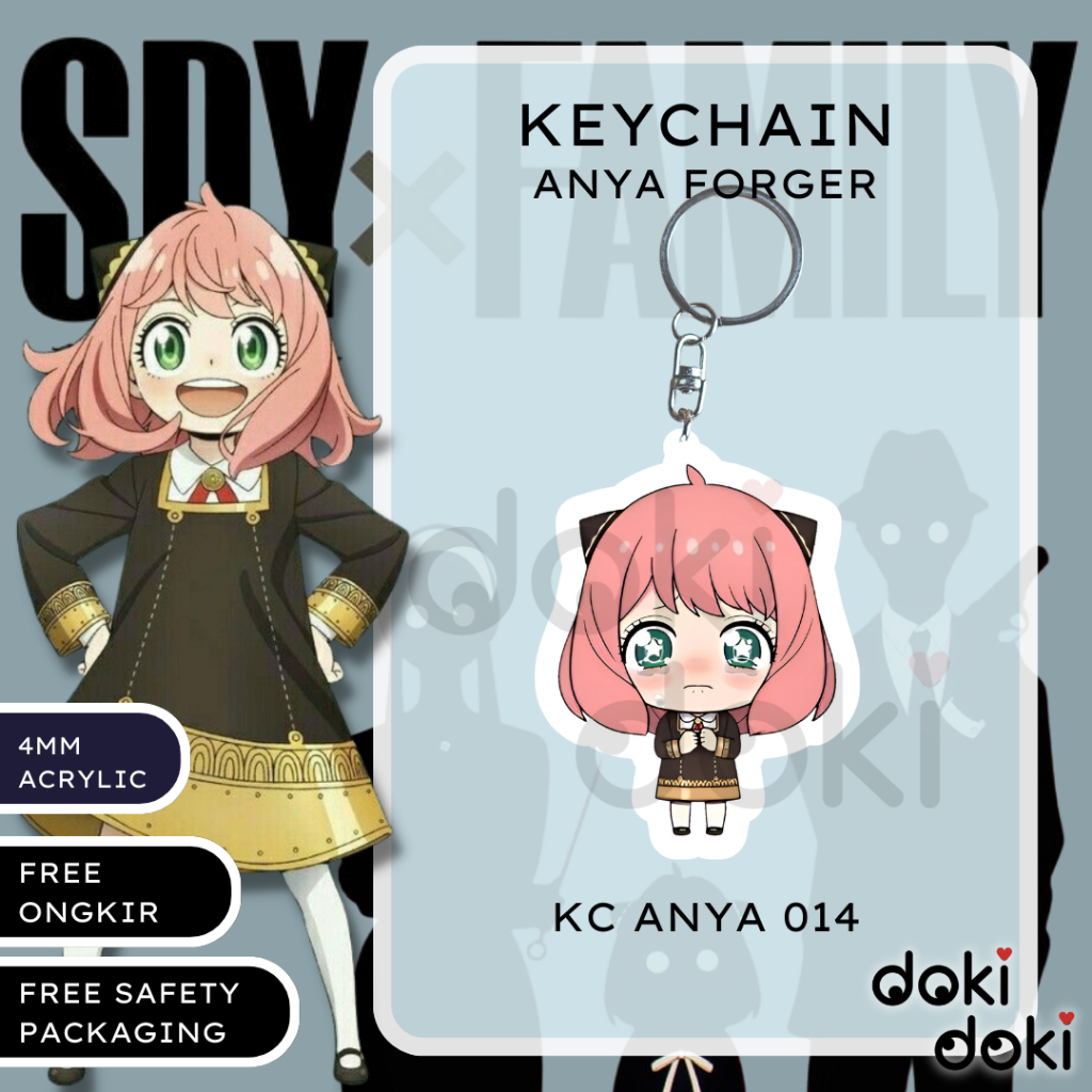 Jual GANTUNGAN KUNCI KEYCHAIN ANIME ANYA FORGER SPY X FAMILY | Shopee ...