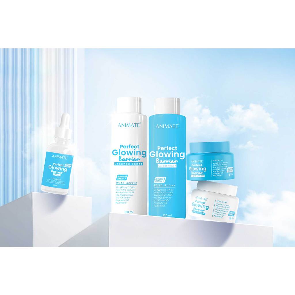 Jual Animate Glowing Barrier Series Krim Pemutih Day Cream Animate ...