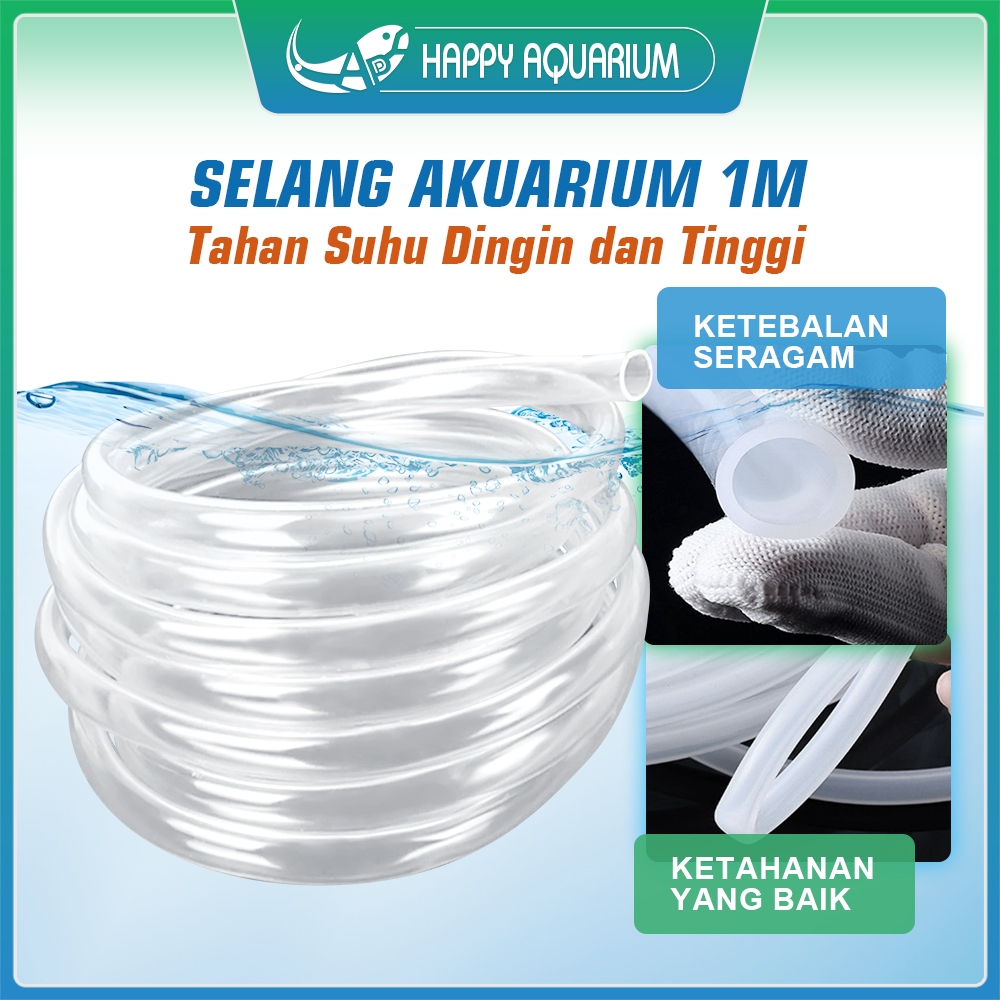Jual selang air tebal selang bening transparan 0.7in murah per meter ...