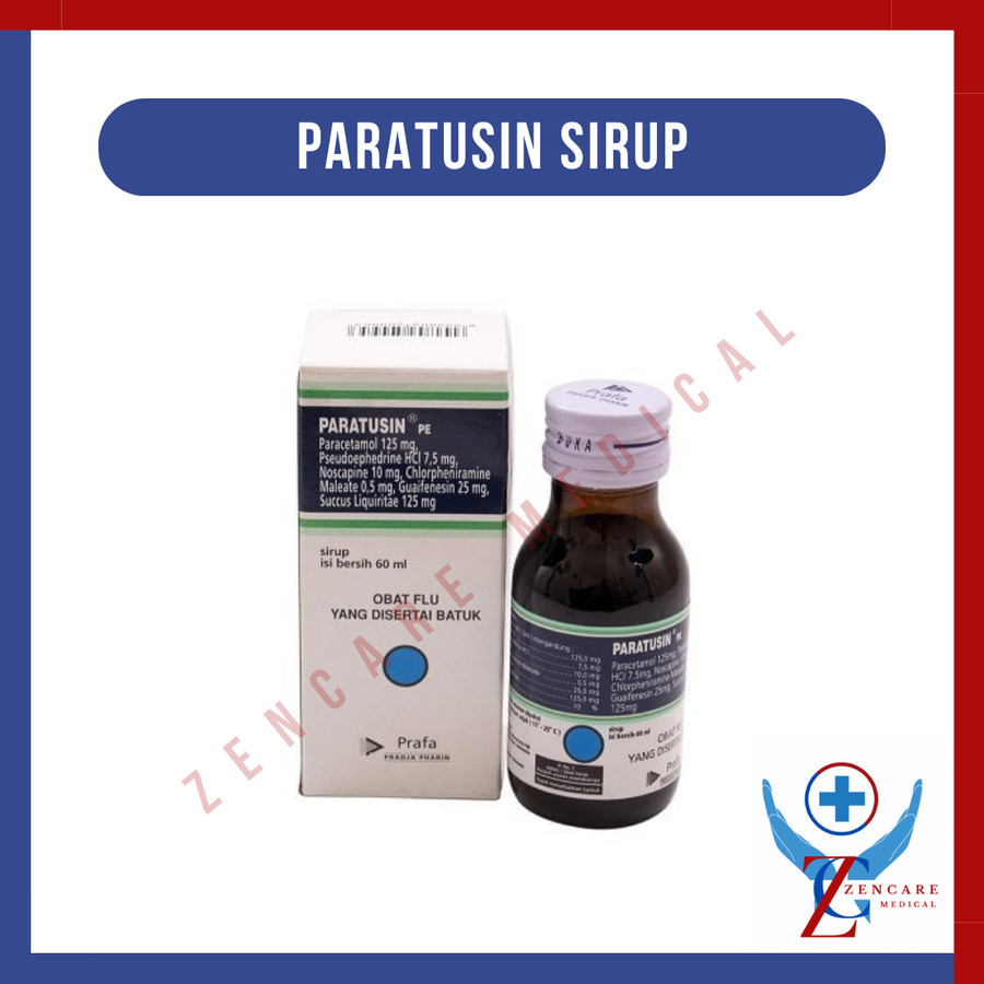 Jual Paratusin Sirup Sebotol Isi 60 ML | Shopee Indonesia