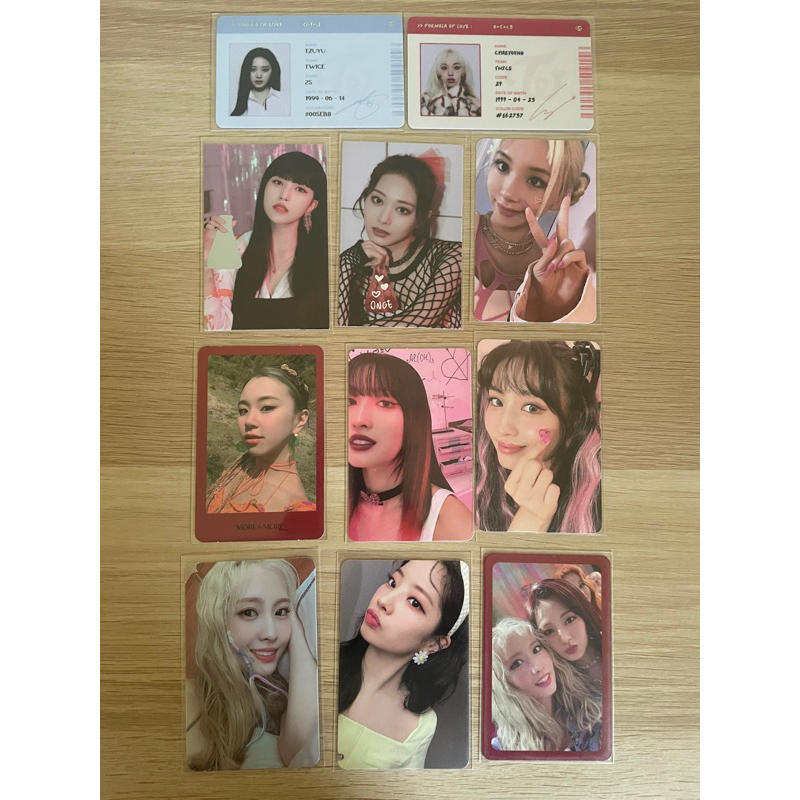 Jual TWICE PHOTOCARD DAHYUN JIHYO MOMO CHAEYOUNG TZUYU MINA ID CARD ...