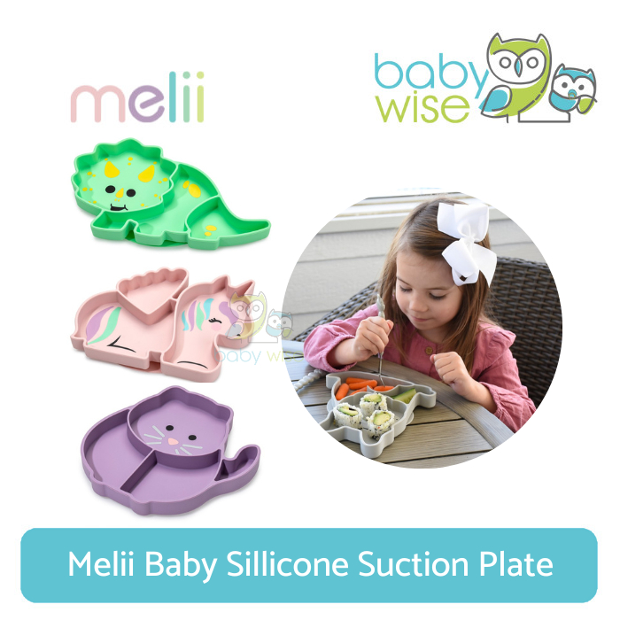 Jual Melii Baby Sillicone Suction Plate - Piring Makan Anak Silikon ...