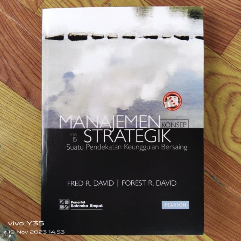 Jual MANAJEMEN STRATEGIK. EDISI 15. (FRED R. DAVID) | Shopee Indonesia