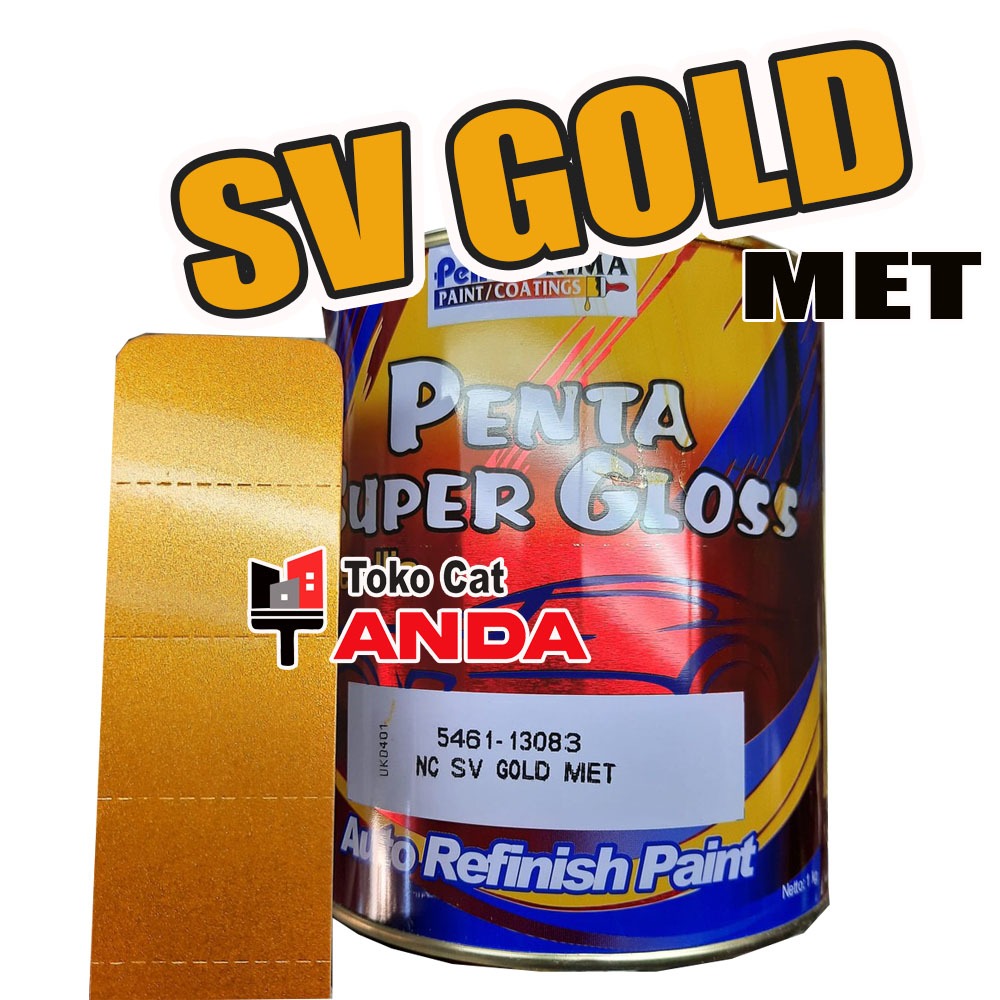 Jual Cat Penta SV Gold Met 13083 - Cat Emas Ngejreng Penta Supergloss ...