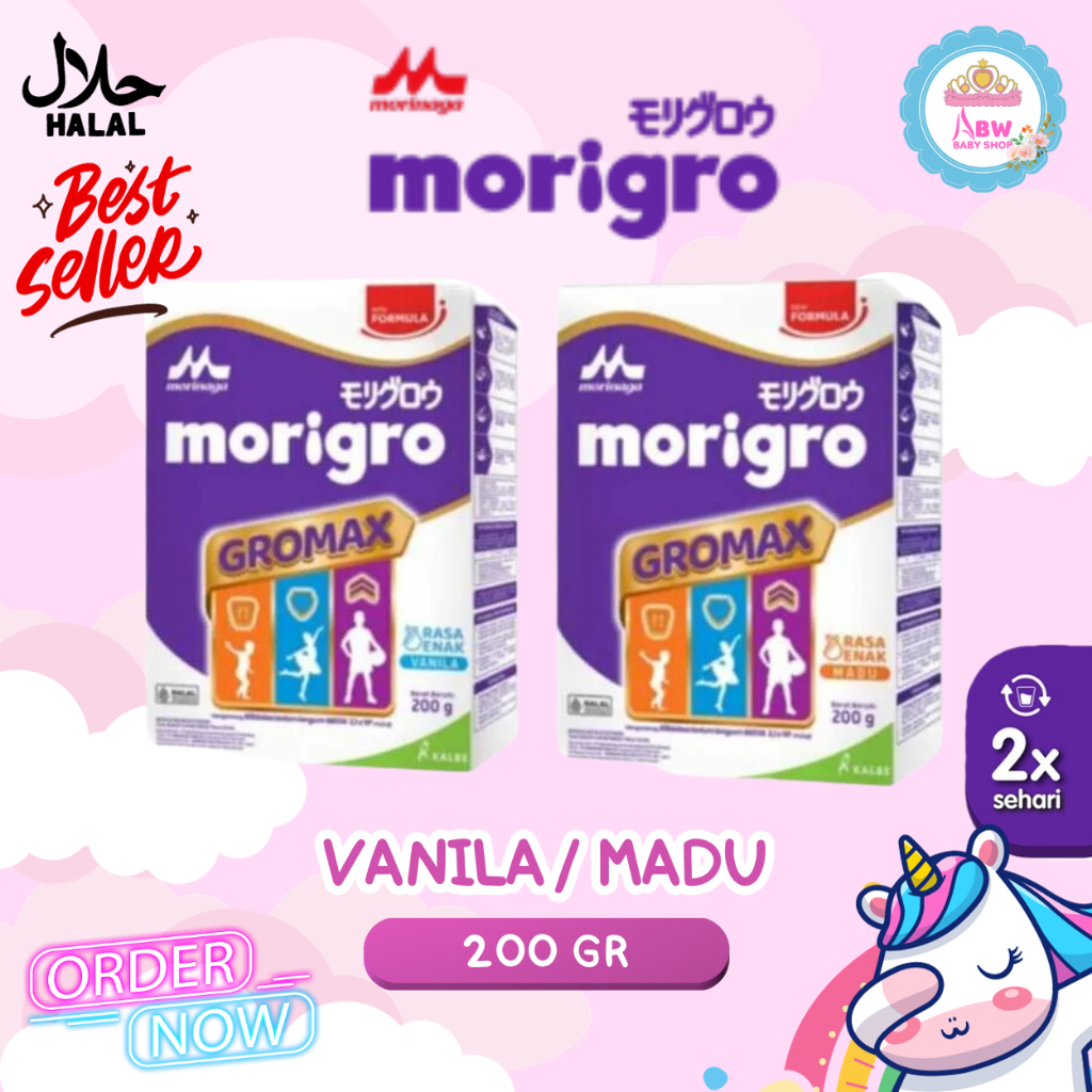 Jual Morinaga Morigro Vanila / Madu 200gr - Susu Pertumbuhan New ...