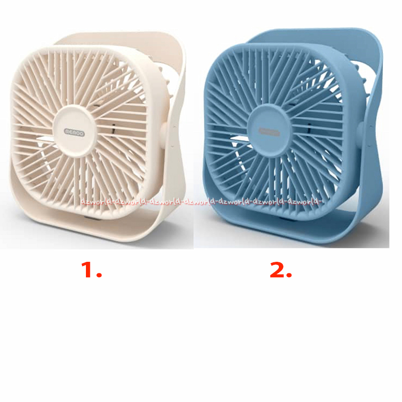 Jual Memoo Mini Table Fan Kipas Angin Meja Kecil Portable Recharge Krem ...