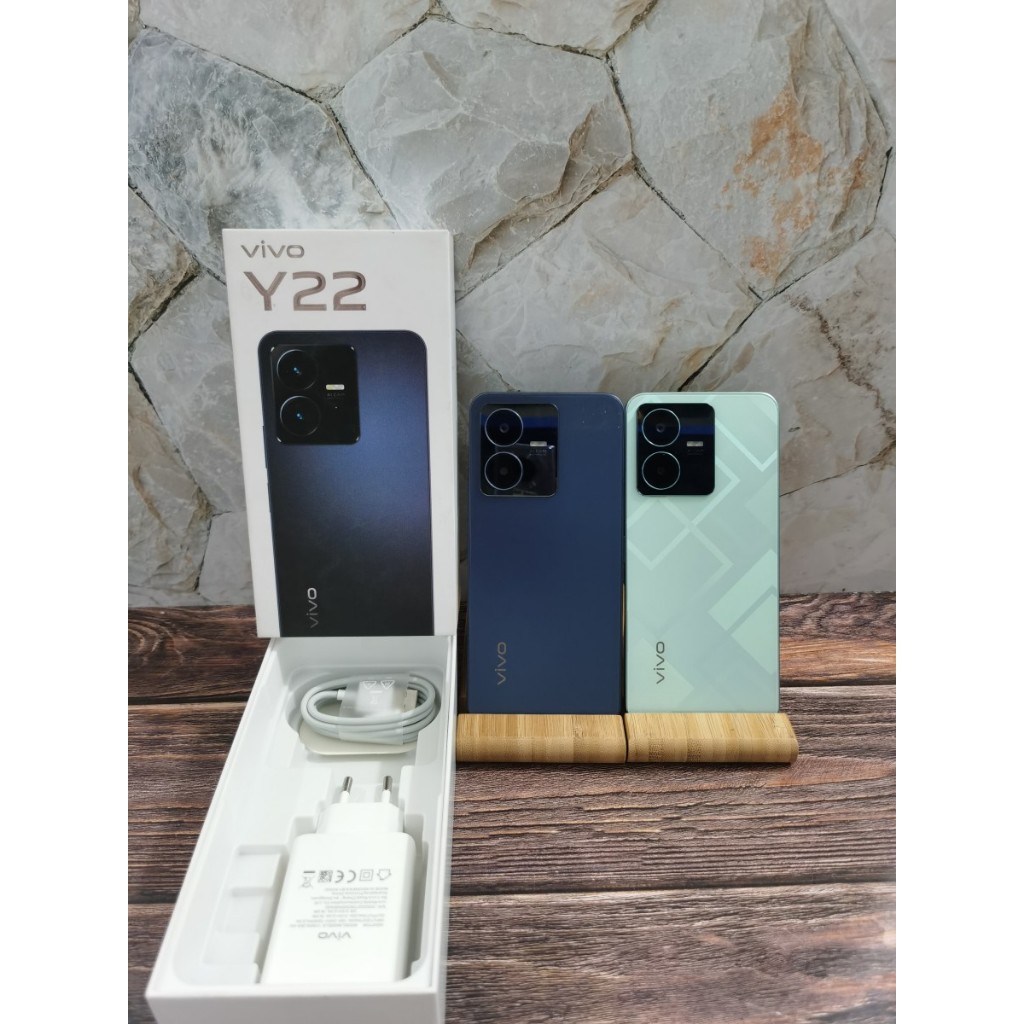 Jual vivo Y22 6/128GB SECOND FULLSET | Shopee Indonesia
