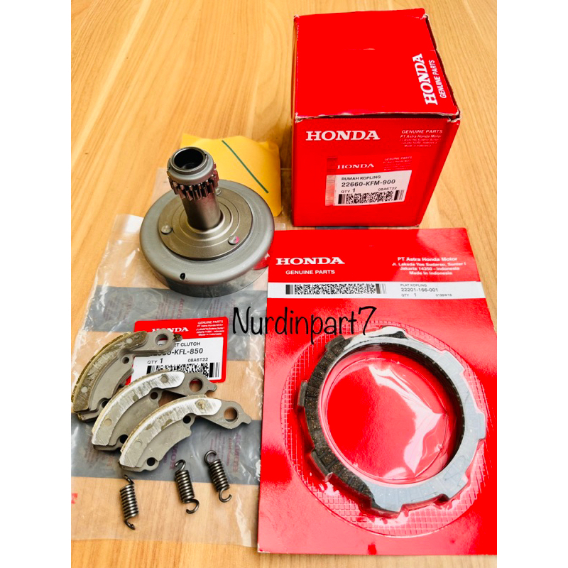 Jual Paket kopling lonceng+ganda+kampas kopling Supra fit fit new Lagenda fit s fit x Revo ...