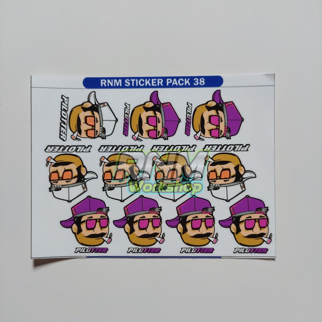 Jual Sticker/stiker set pack viral kata - kata racing kekinian isi 10 ...