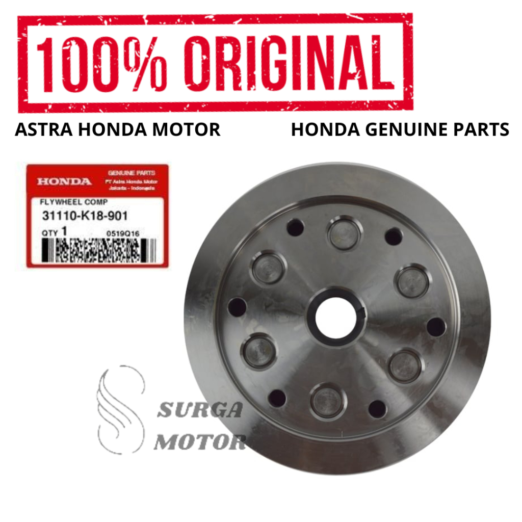 Jual Flywheel Comp Magnet CB150 Verza 150 Original Honda AHM 31110-K18 ...