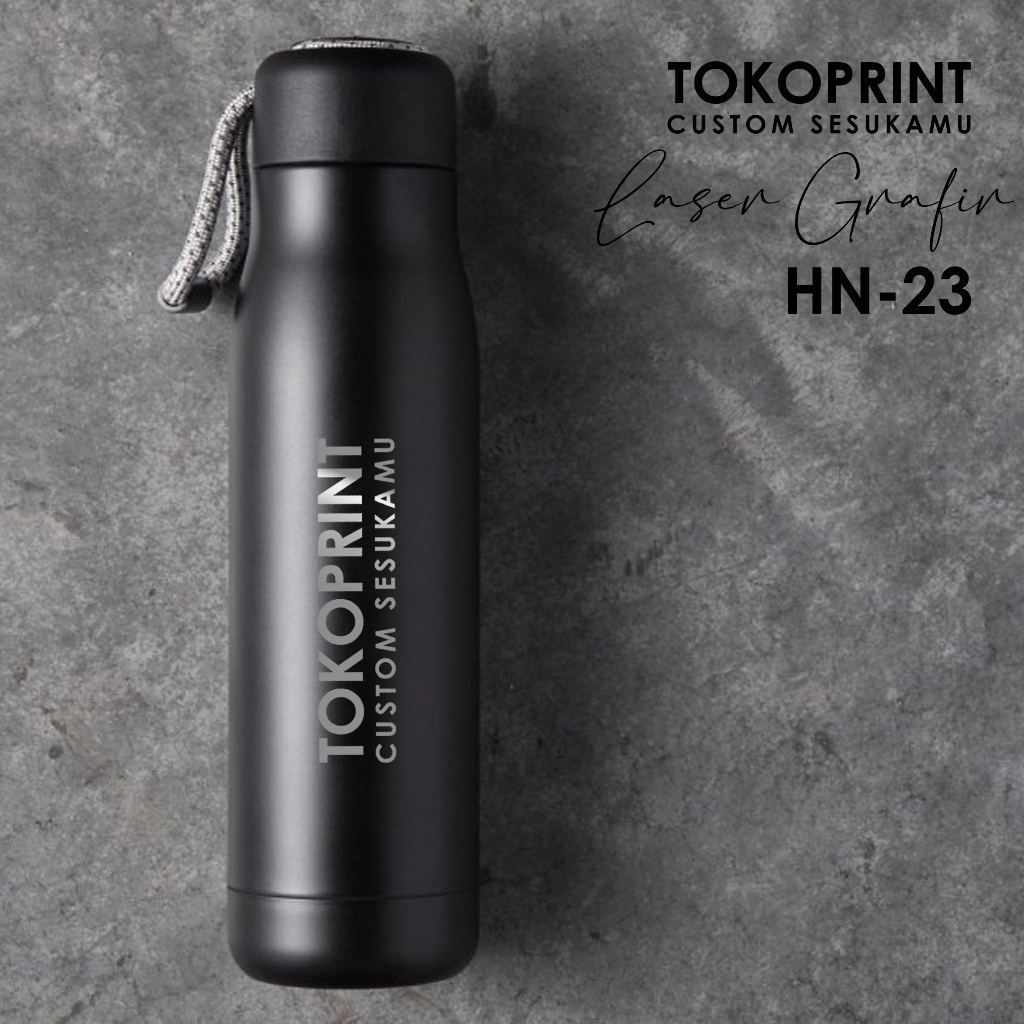 Jual Custom Laser Grafir HN23 500ml Botol Air Stainles Steel Tumbler ...