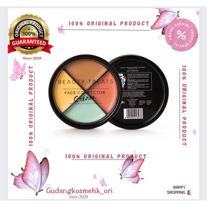 Jual Beauty Treats Face Corrector Cream color correcting & contour ORIGINAL | Shopee Indonesia