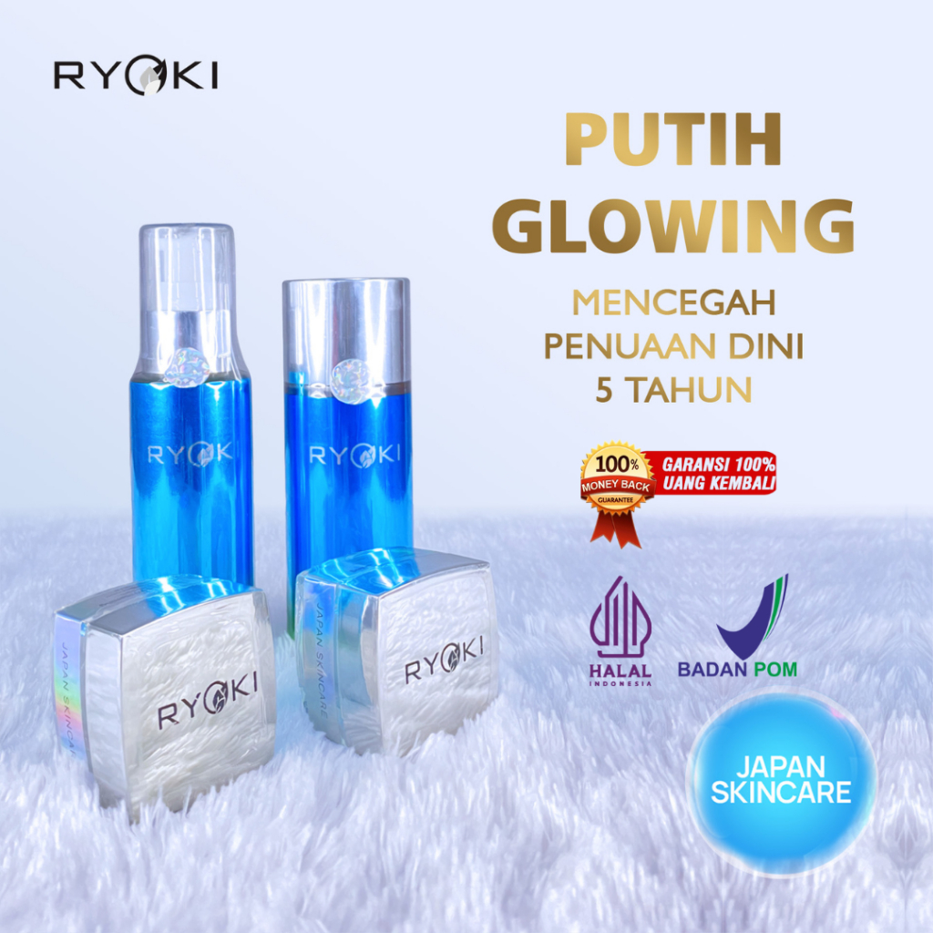 Jual Ryoki Skincare Paket Skincare Paket Pemutih Wajah Skincare BPOM ...