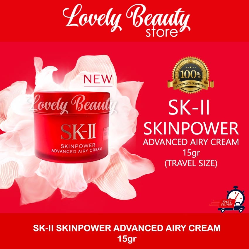 Jual SK II SK2 SKII Skinpower Advanced Airy Cream 15gr | Shopee Indonesia