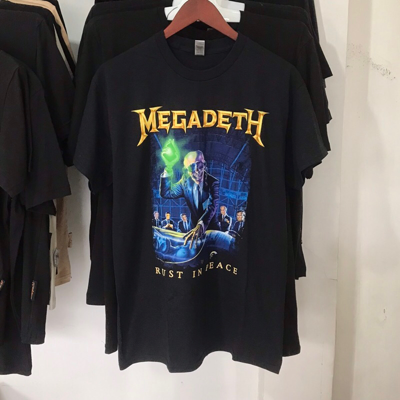 Jual KAOS BAND OFFICIAL MEGADETH - RUST IN PEACE TRACKLIST (ORIGINAL ...