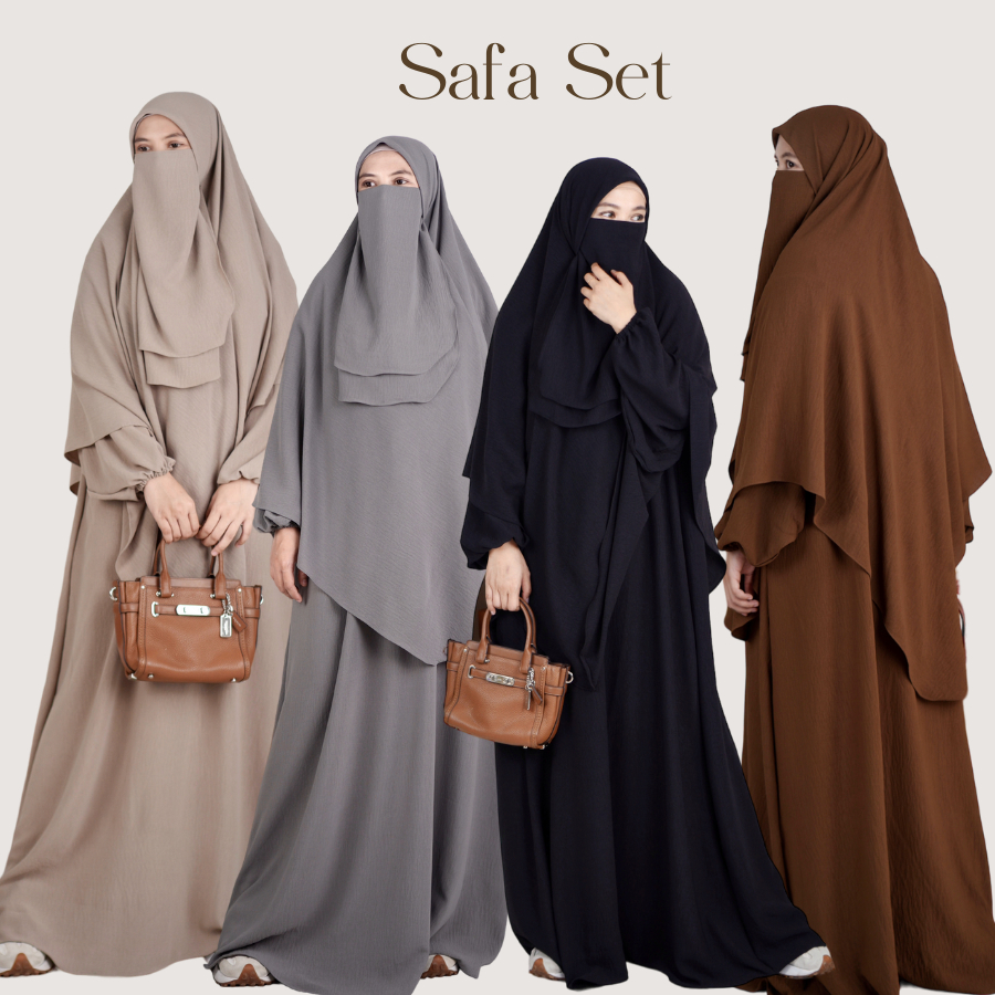 Jual SAFA SET / ABAYA SAFA SET | Shopee Indonesia