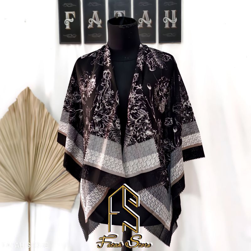 Jual outer scarf batwing / outer scarf model kelalawar Cardigan wanita ...