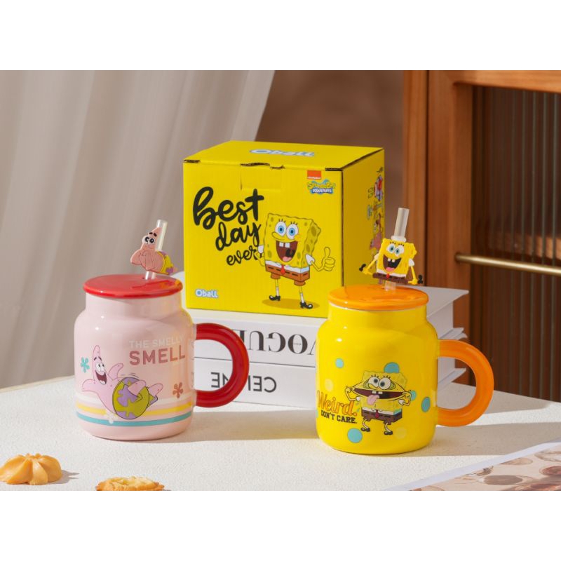Jual Spongebob Squarepants Sippy Cup - Mug Keramik Spongebob dan ...