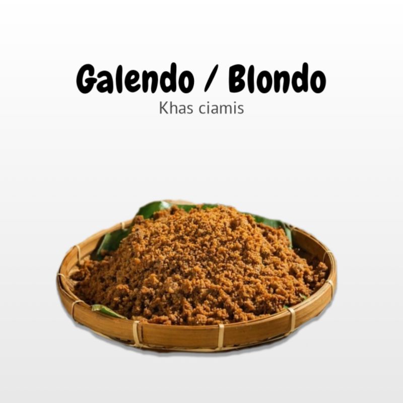 Jual Blondo / Galendo Manis Khas Ciamis / Makanan Tradisional | Shopee ...