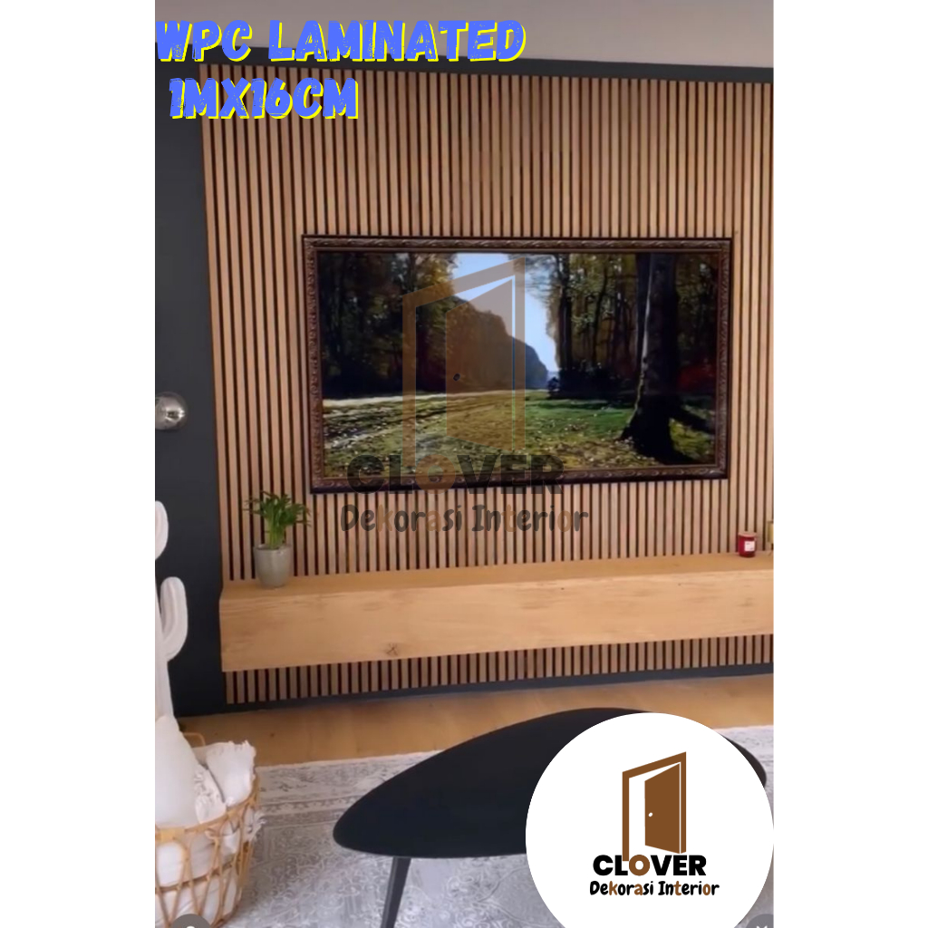 Jual PROMO!!! Wall panel WPC/ Wood panel PVC 1M X 16CM Berbagai Macam ...