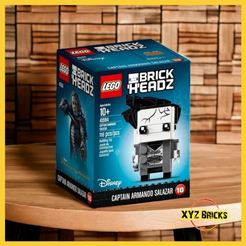Jual LEGO 41594 - Brickheadz Captain Armando Salazar | Shopee Indonesia