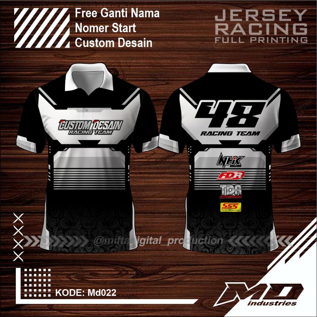 Jual Jersey Team Racing Balap ( Custom Nama ) - Jersey Racing | Shopee ...