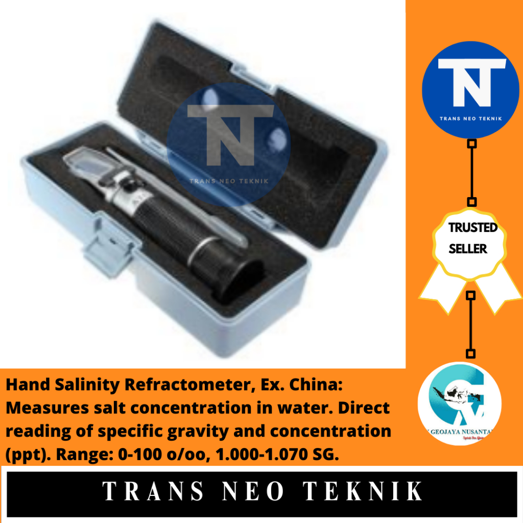 Jual Hand Salinity Refractometer, Ex. China: Measures salt ...