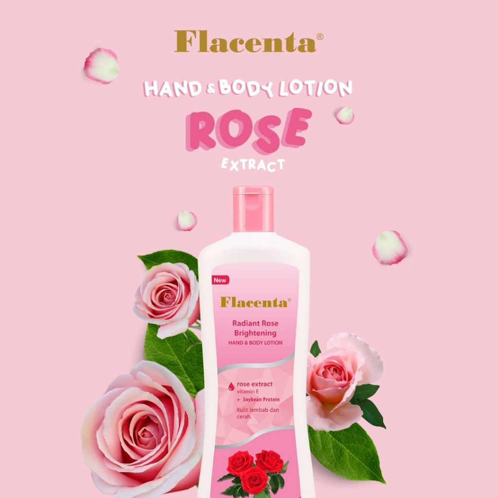 Jual PLACENTA / FLACENTA HAND & BODY LOTION 500 ML PINK / ROSE | Shopee ...