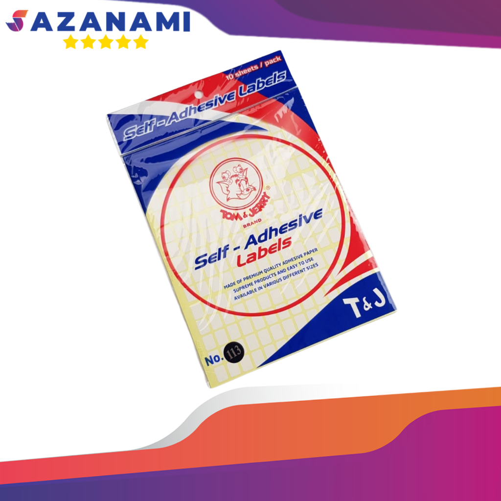 Jual TOM & JERRY LABEL 113 9 X 12 MM STICKER LABEL STIKER TOM N JERRY ...