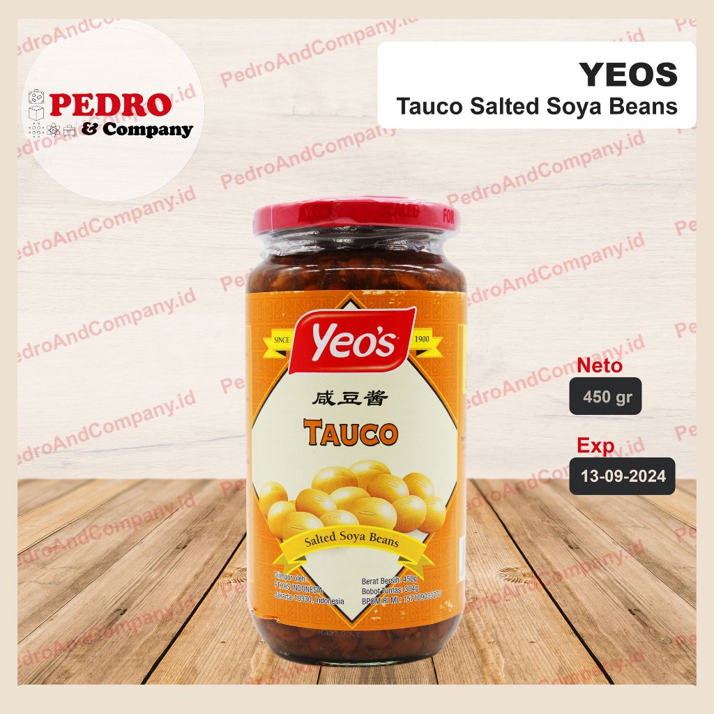 Jual Yeos taucu masin salted soya beans 450 gram - kedelai fermentasi ...