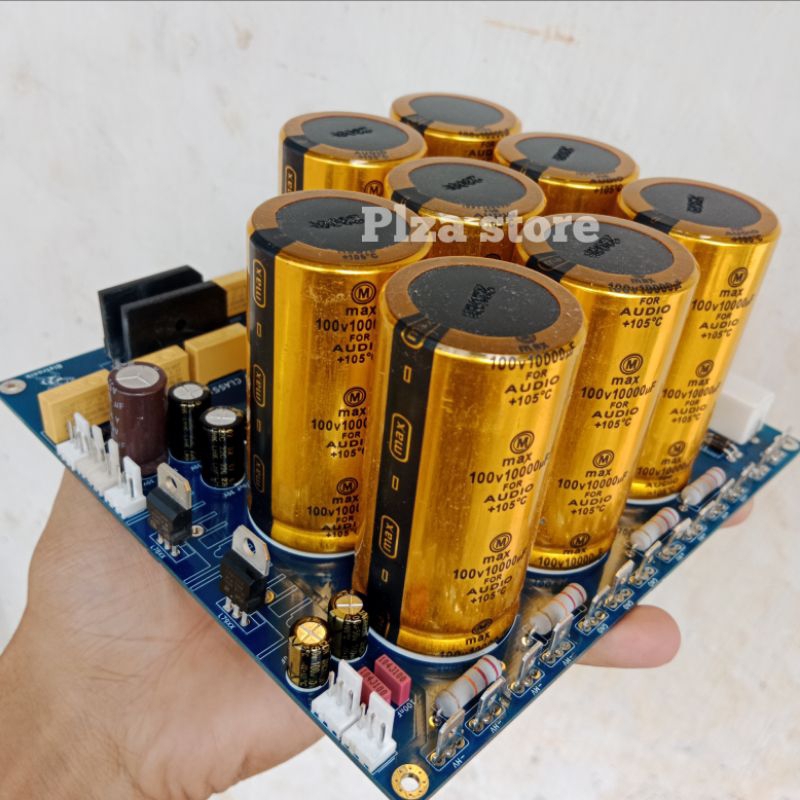 Jual KIT PSU CLASS H ISI 8 ELKO MAX GOLD 100V 10.000UF LENGKAP ...