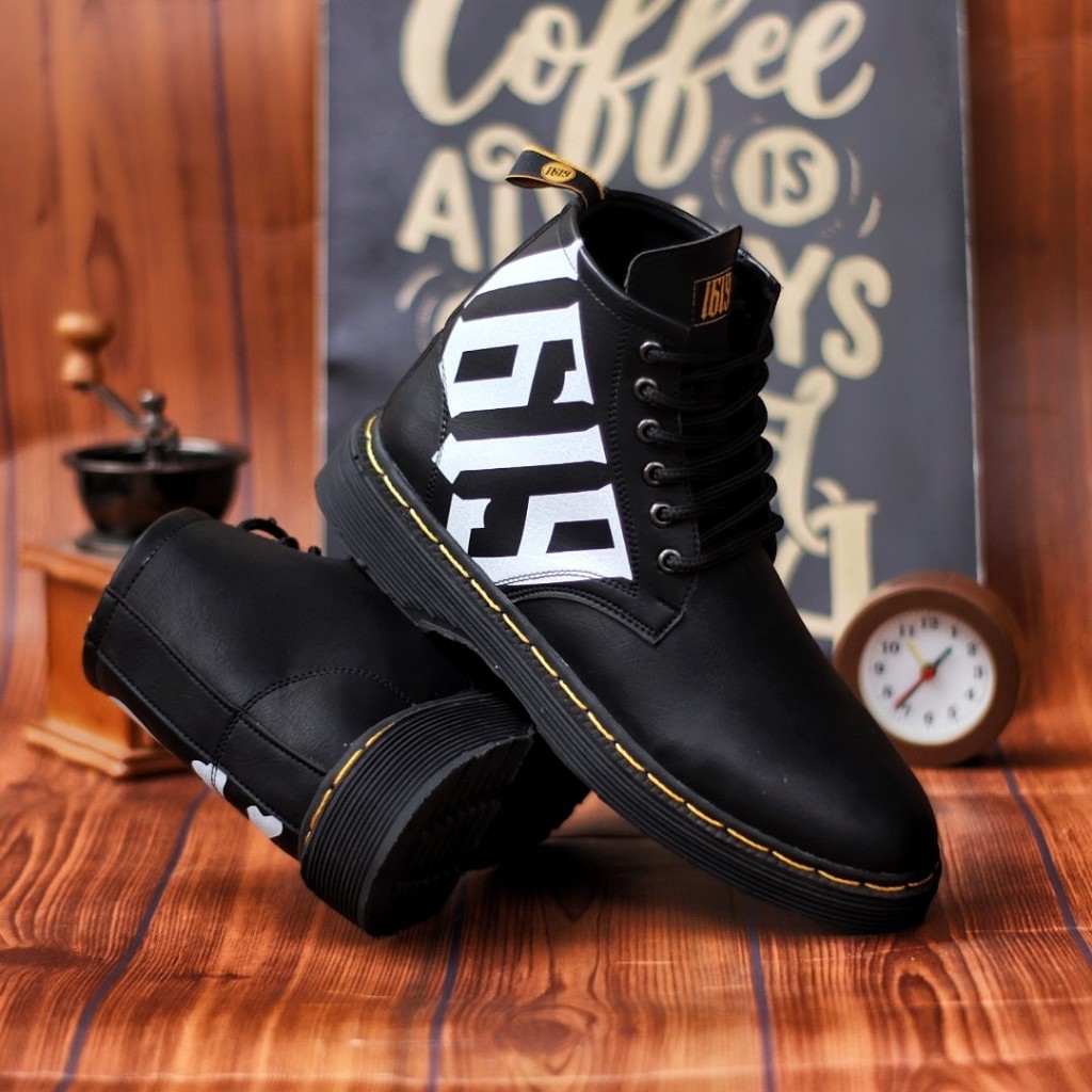 Jual Sepatu Boots Docmart Pria Terbaru Hard Motion 1619 Boots Skull ...