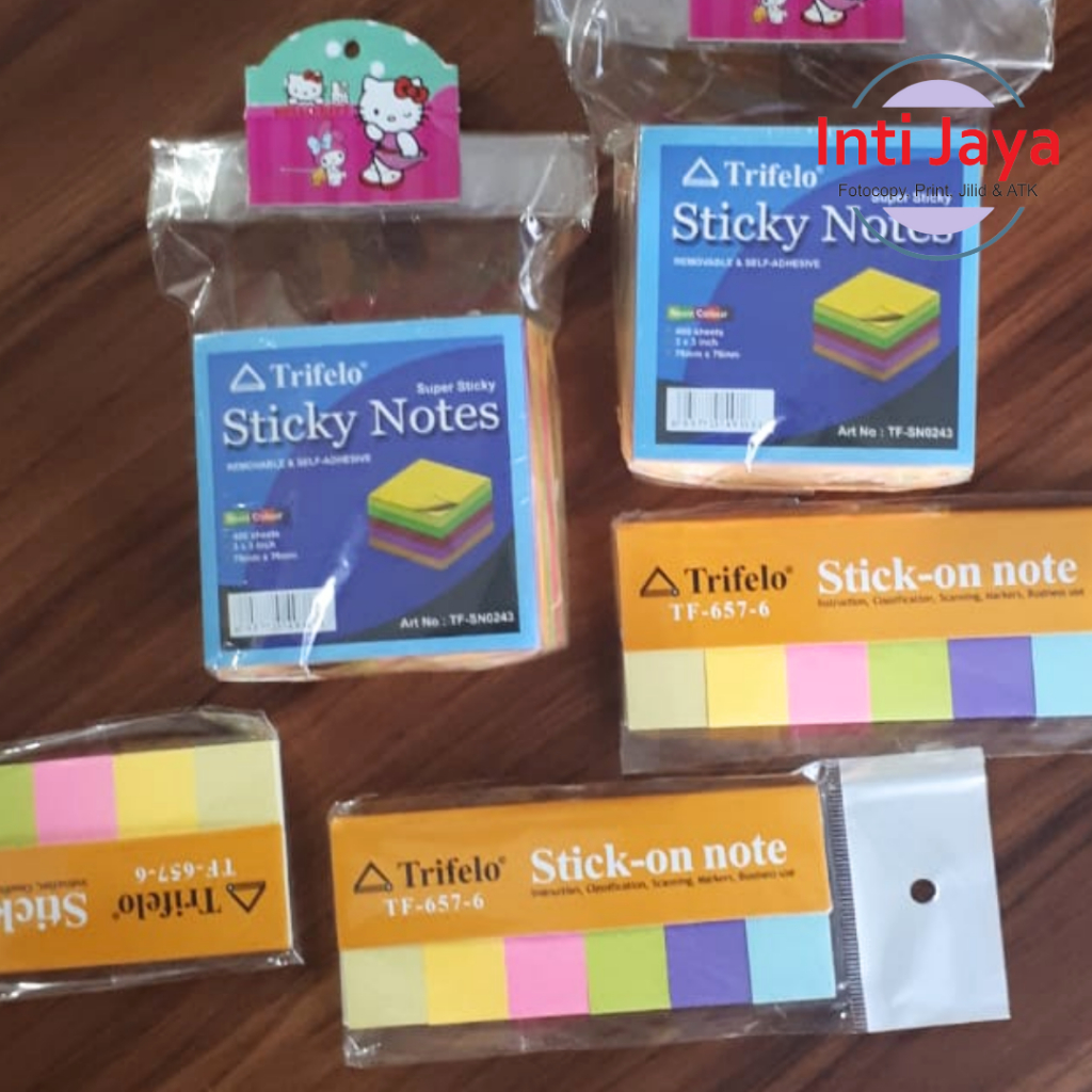 Jual Sticky Note/ Tempelan Kertas Merk Trifelo | Shopee Indonesia