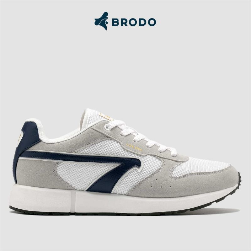 Jual BRODO Original*Best Sellers*-Sepatu Classic Corsa White Navy ...