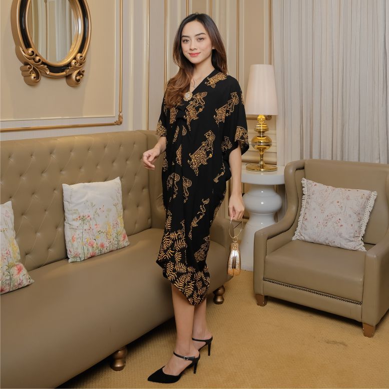 Jual SOGAN BLARAK Kaftan Kondangan Batik Wayang | Shopee Indonesia